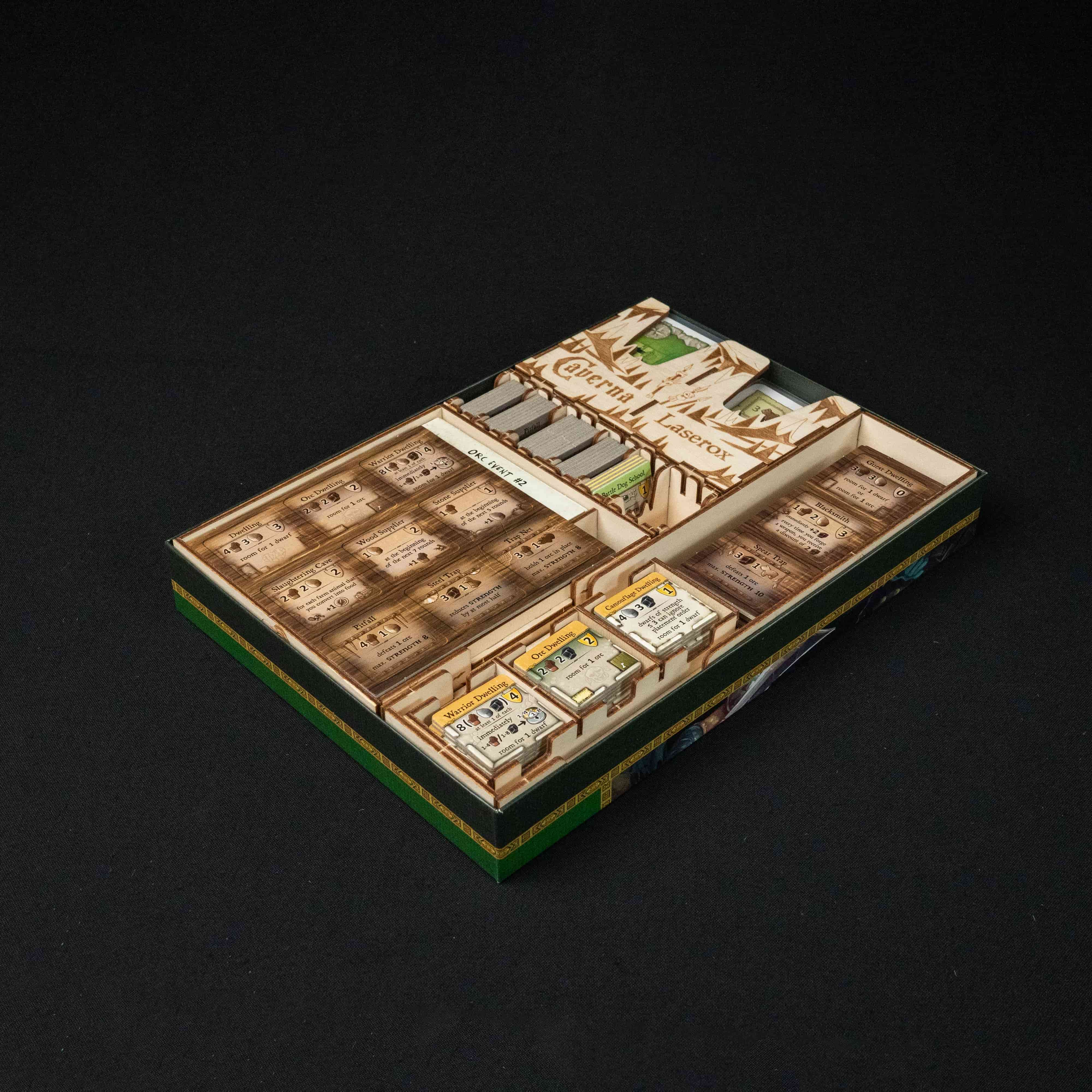Caverna | Insert | Frantic Fiends Expansion Organizer | Laserox – Mayday Games
