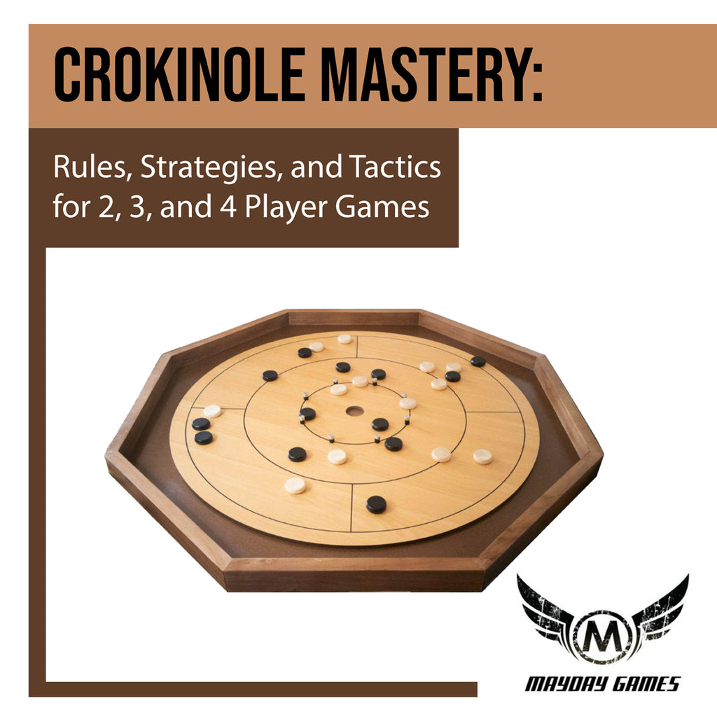 Crokinole Mastery: Rules, Strategies, and Tactics for 2, 3, an