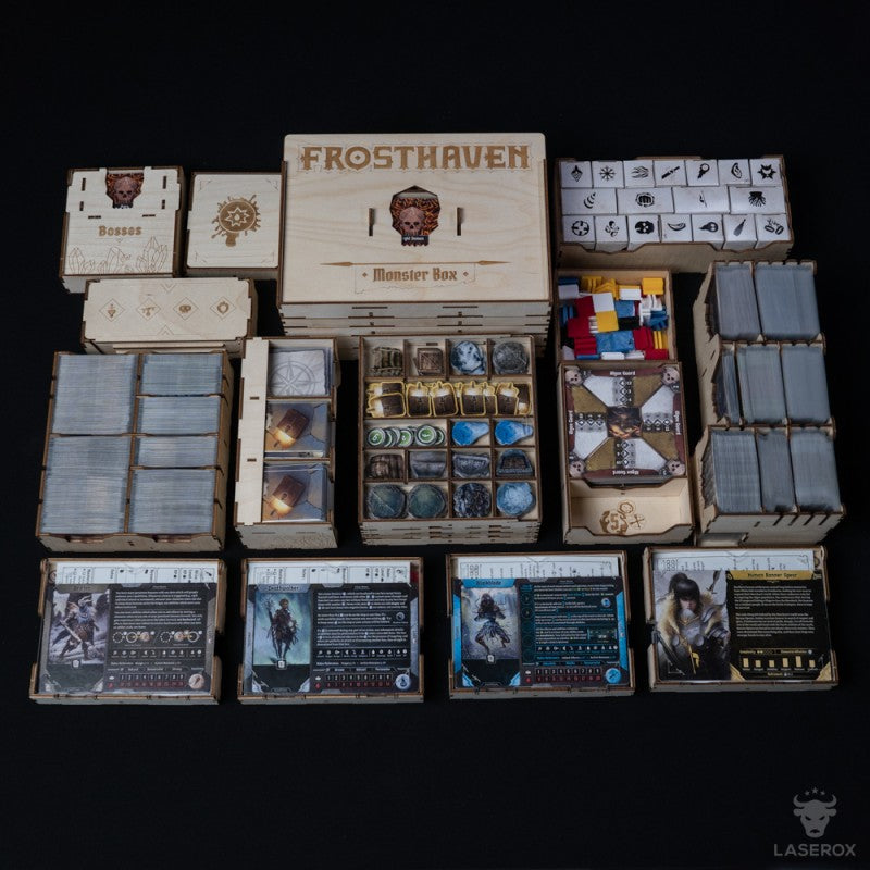 Frosthaven Monster Box Insert | Board Game Organizer | Laserox – Mayday ...