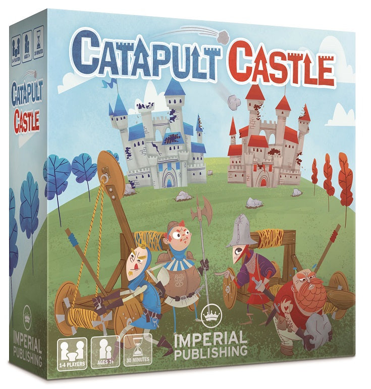 Catapult Castle 1-4 Player Medieval Dexterity Game (Imperial Publishin ...