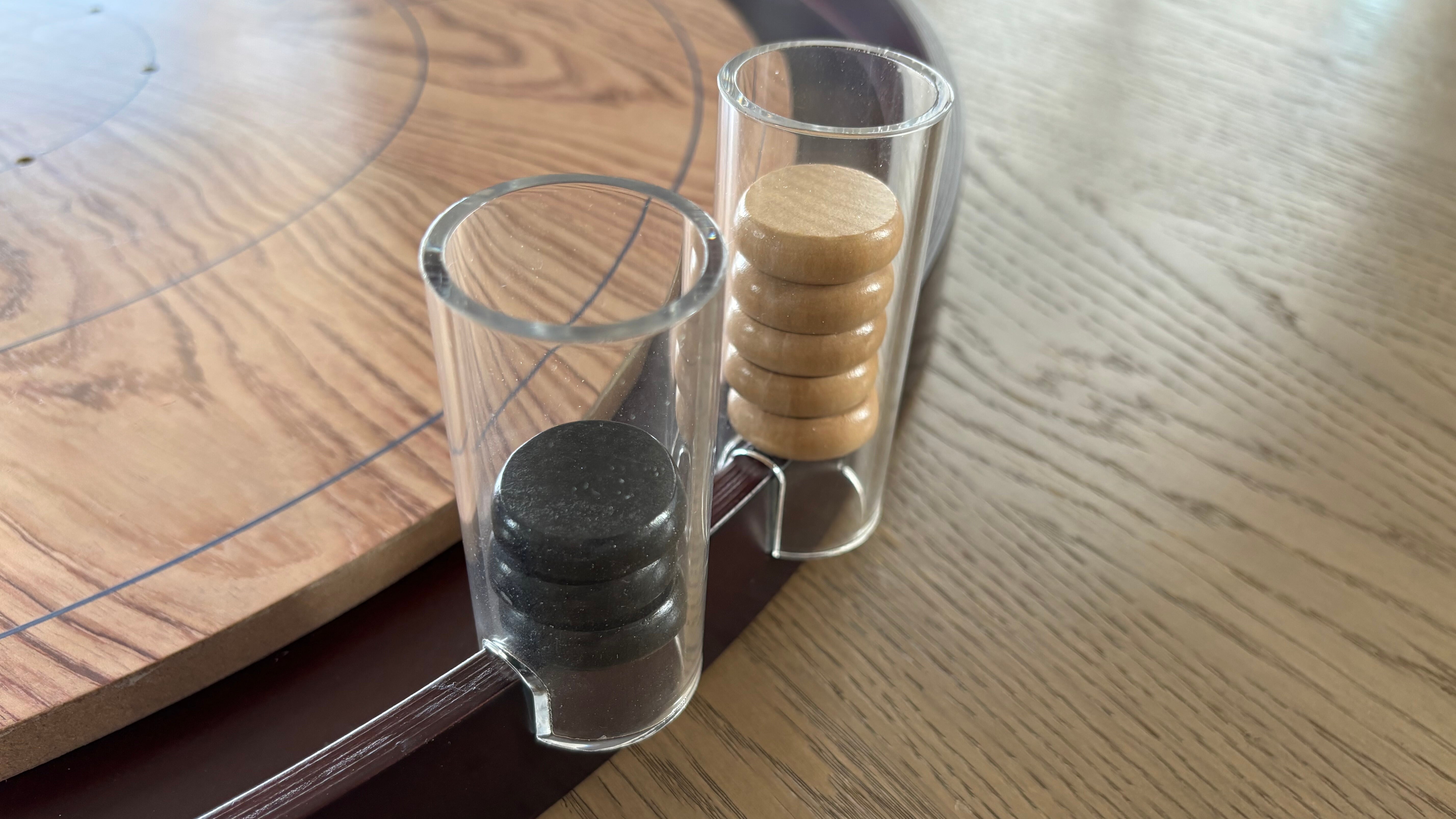 Crokinole Acrylic 20s Holders (1 Pair) - Mayday Games