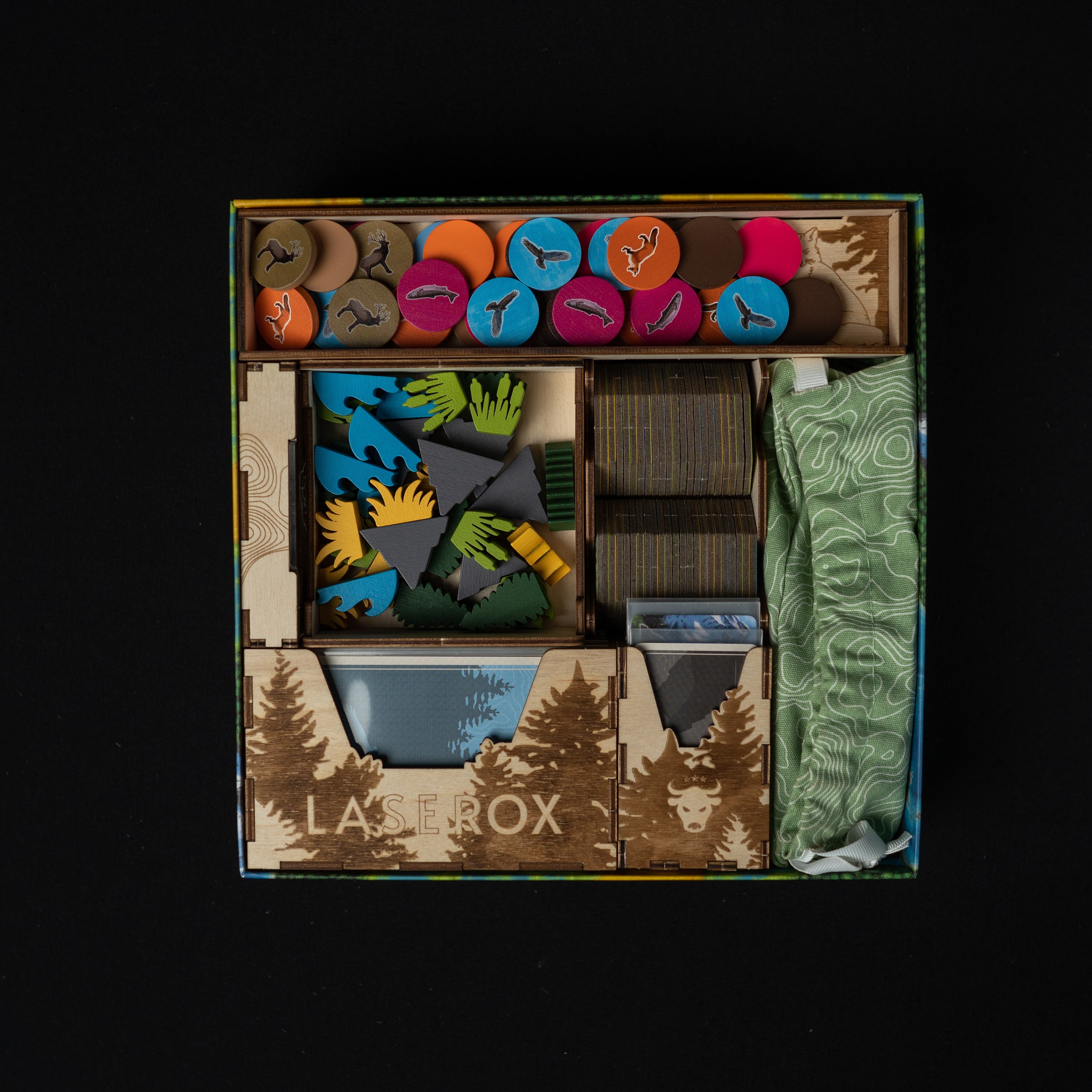 Cascadia | Insert | Cascadia Organizer | Laserox – Mayday Games