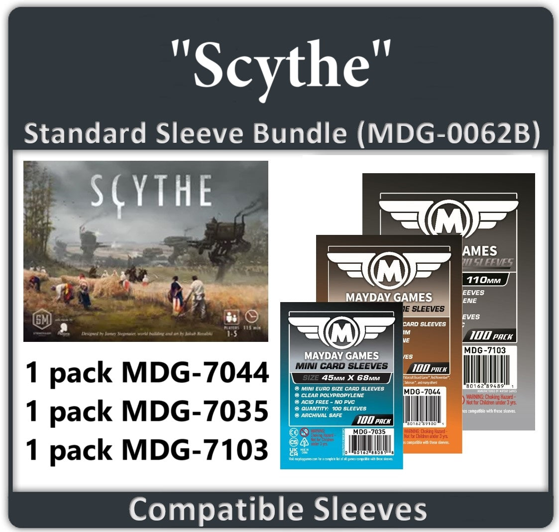 "Scythe" Compatible Card Sleeve Bundle – Mayday Games