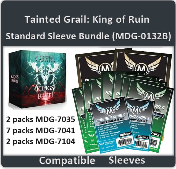 "Tainted Grail: Kings of Ruin" Compatible Card Sleev