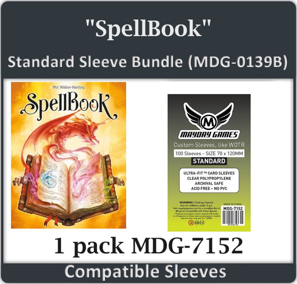 "SpellBook" Compatible Card Sleeves