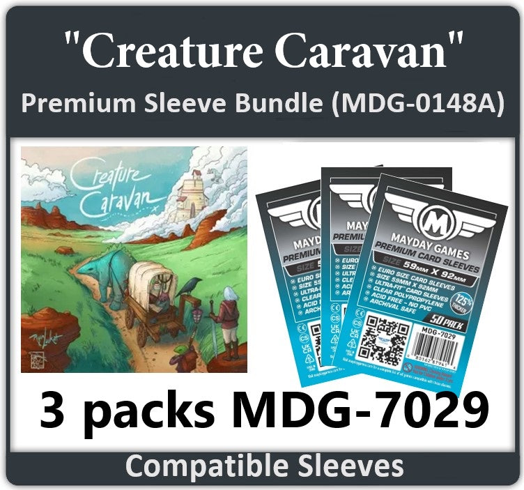 "Creature Caravan" Compatible Card Sleeve Bundle – Mayday Games