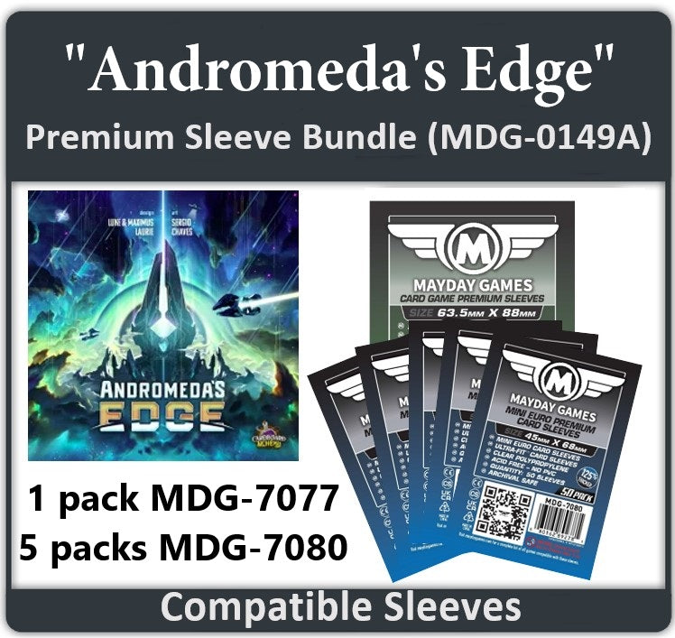 "Andromeda's Edge" Compatible Card Sleeve Bundle – Mayday Games