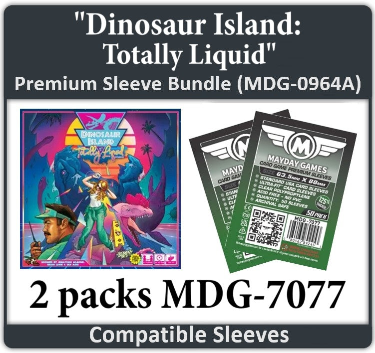 "Dinosaur Island: Totally Liquid" Card Sleeve Bundle – Mayday Games