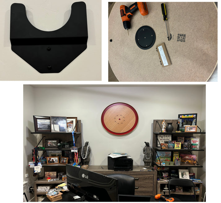 Elite Crokinole Wall Mount Hardware – Mayday Games